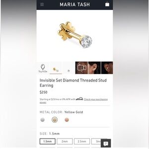Maria Tash - Poshmark
